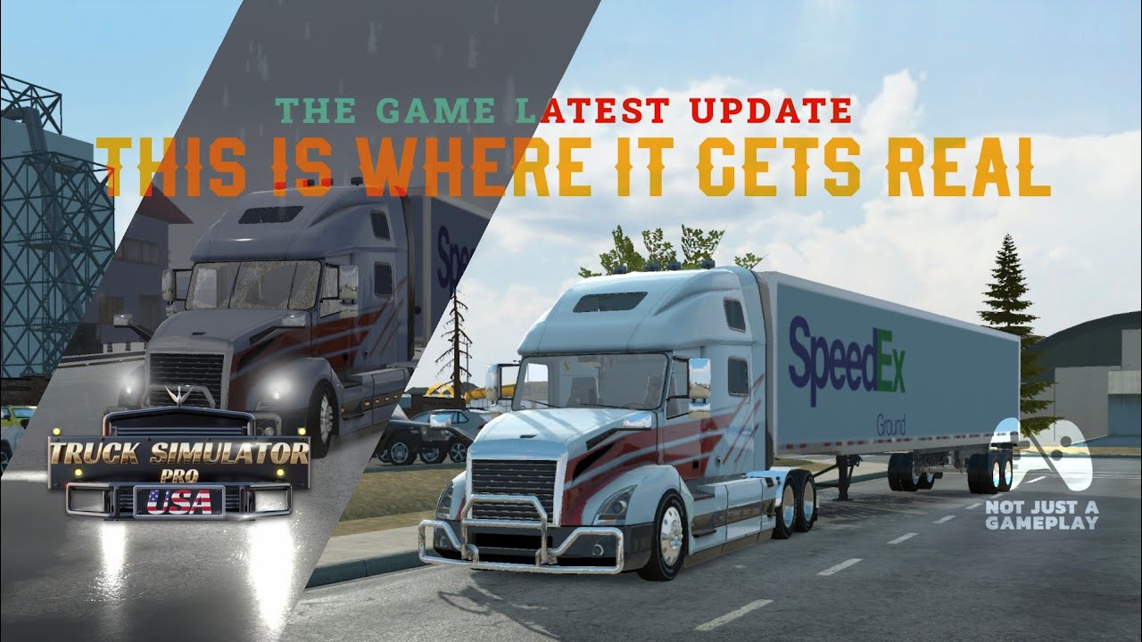 Sunny And Rainy Weather New Look | Truck Simulator Pro US 1.40 - YouTube