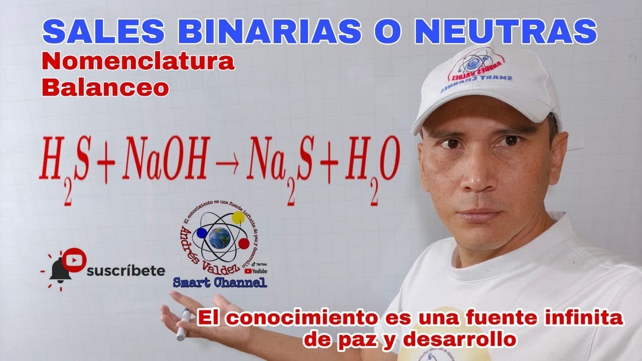 SULFURO DE SODIO Sales binarias o neutras NOMENCLATURA - YouTube