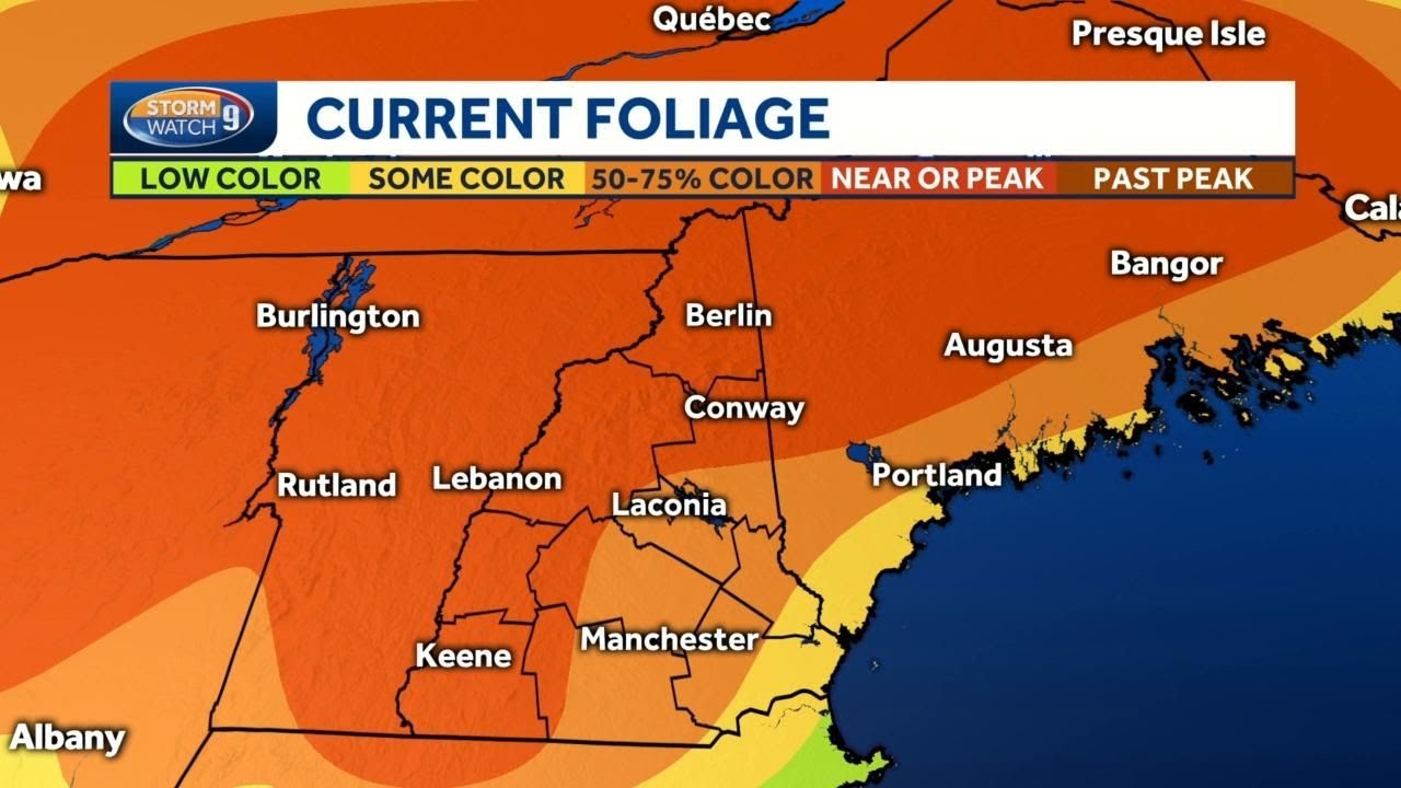Fall foliage report: Impressive autumn colors seen across much of NH ...