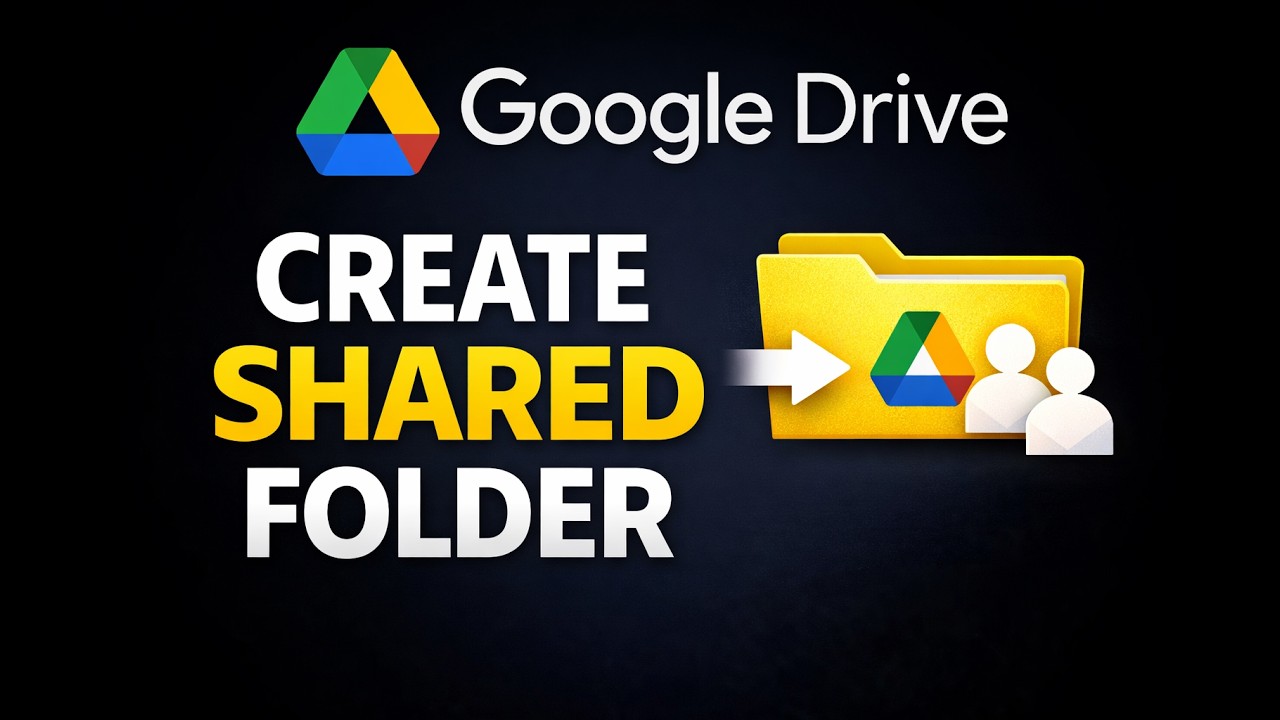 How to Create a Shared Google Drive Folder | Step-by-Step Sharing Guide ...