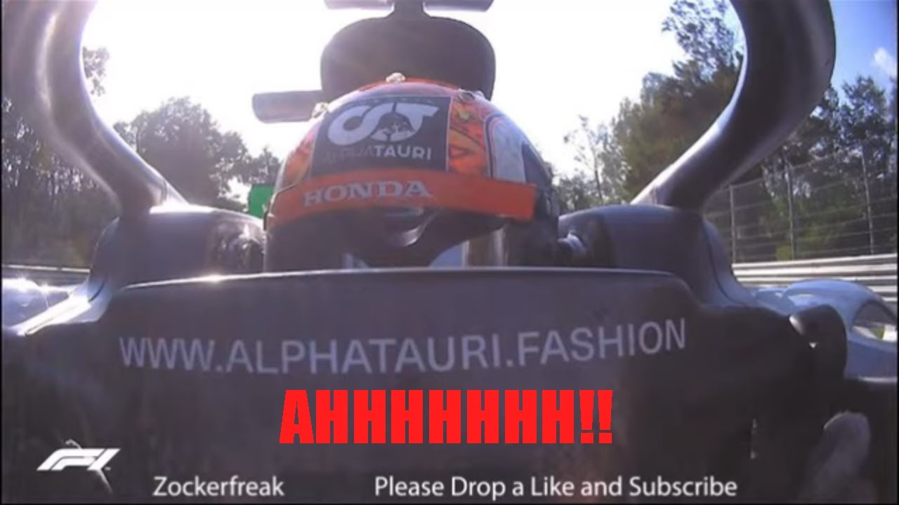 PIERRE GASLY CRYING on TEAM RADIO AFTER WINNING! | F1 2020 Italian GP ...