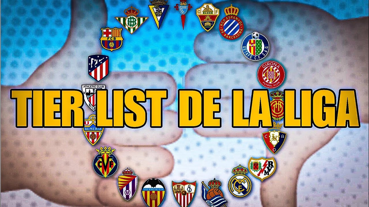 TIER LIST de equipos de La Liga ¿Quienes me caen mejor? ¿Quienes peor ...