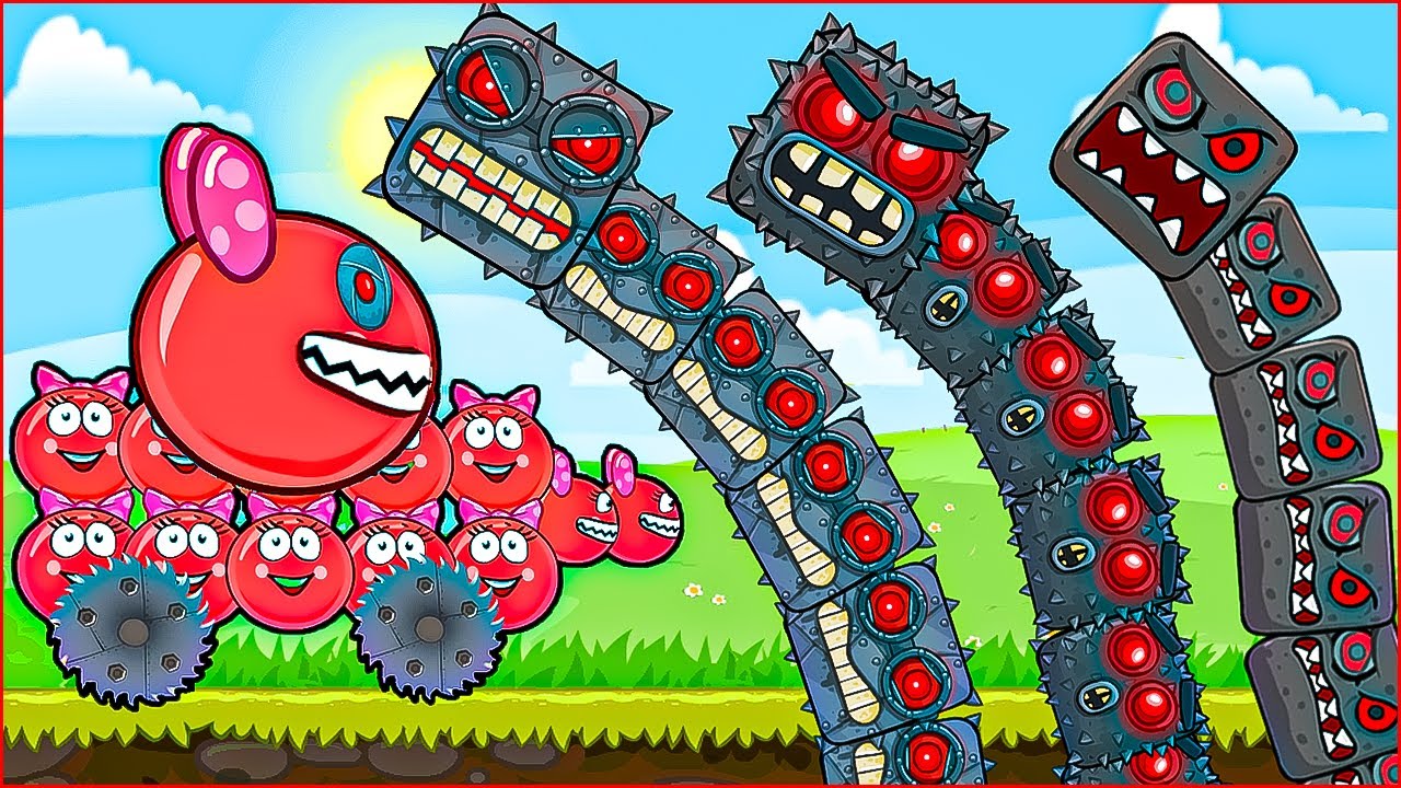 DANGEROUS TRAP for RED BALL! BOSS SQUARE ATTACKS !!! ANIMATION - YouTube