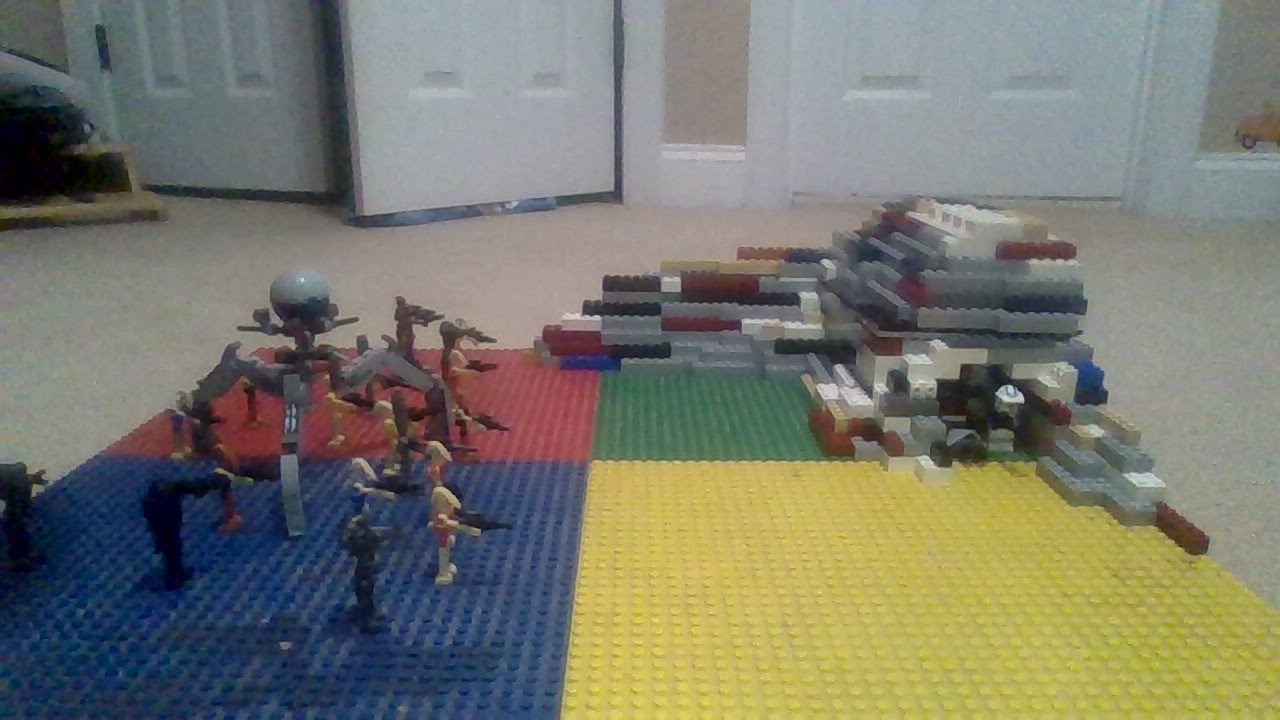 Lego clone army mountain base - YouTube