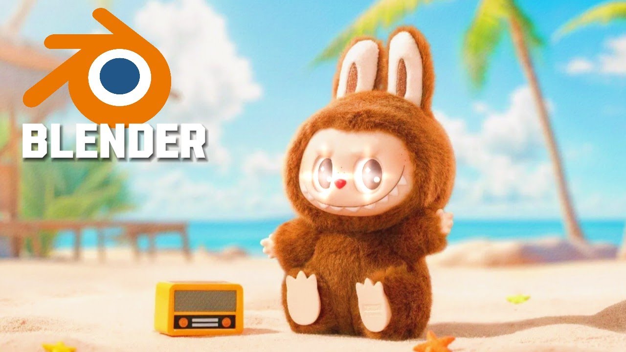 Making a dancing Labubu in blender!🤩 - YouTube