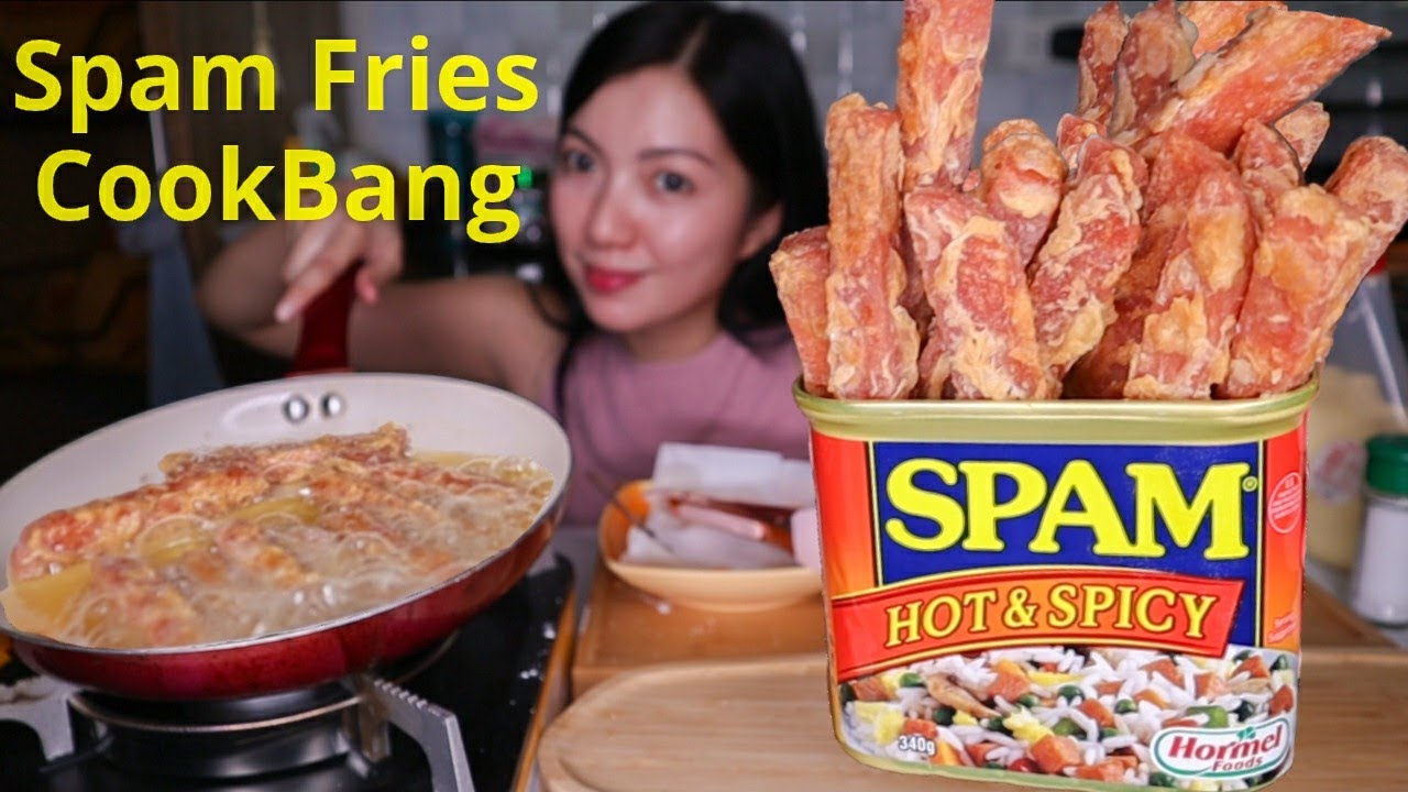 Spam Fries Hot & Spicy CookBang! Crispy and Juicy! - YouTube