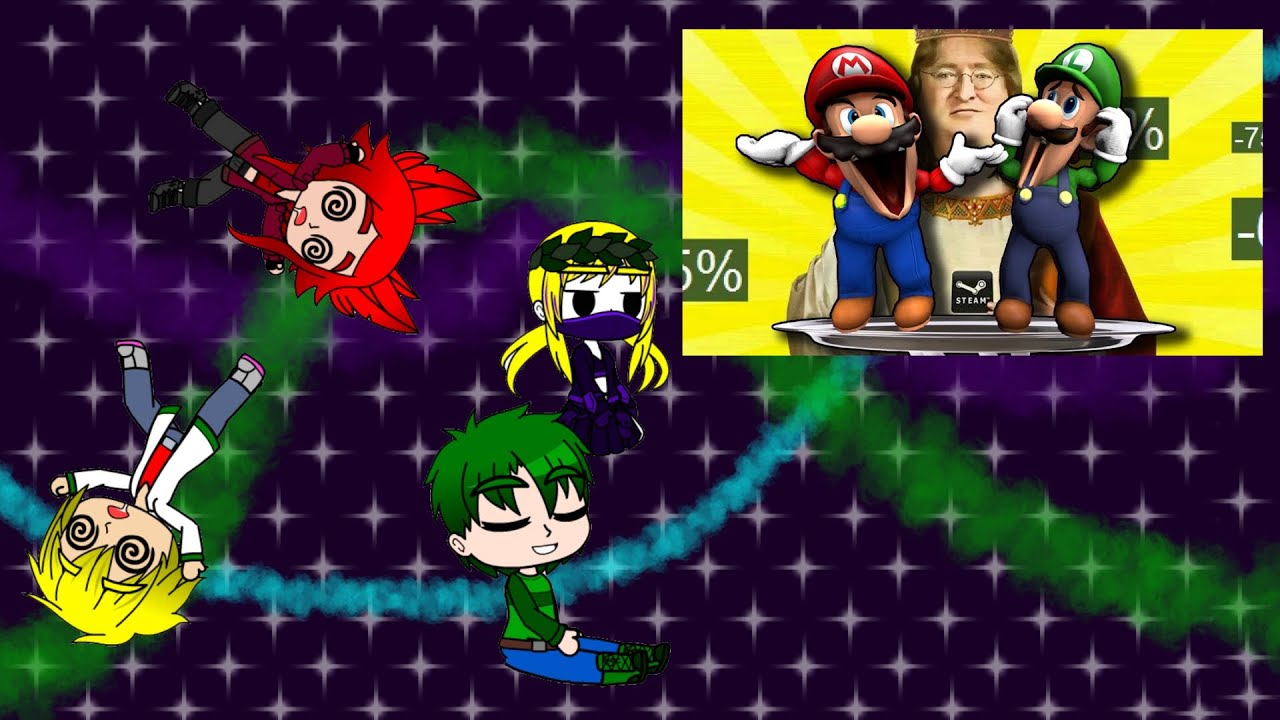 Gacha Reacts (MLB,OCs,FNF)—R64 Mario The Waiter by @SMG4 - YouTube