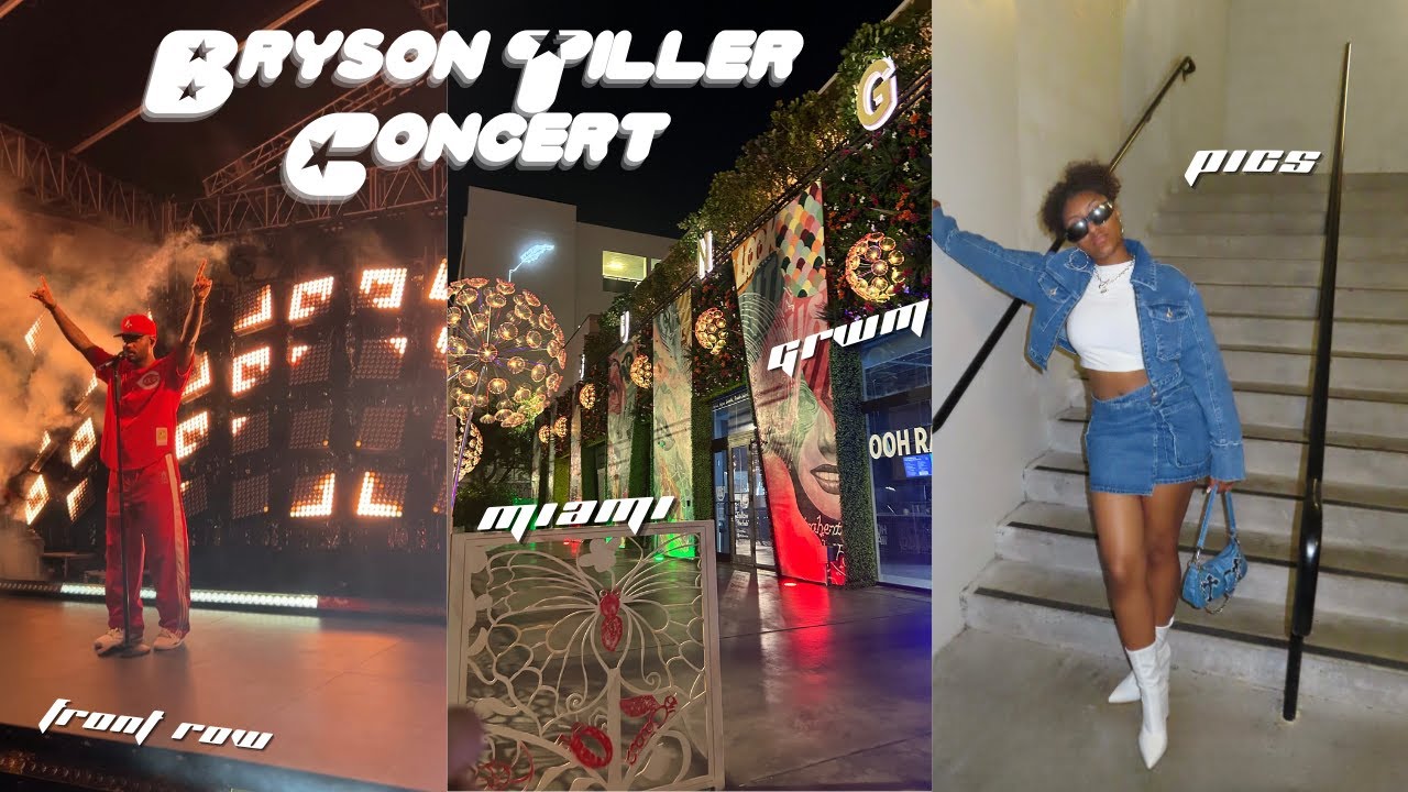 BRYSON TILLER CONCERT + VLOG || Front Row, Grwm, Pics, AND MORE - YouTube