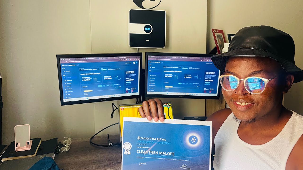 I passed my phase one with COMIT CAPITAL , am so proud of my self for ...