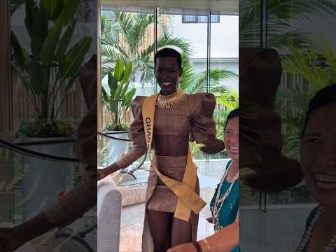 Miss Universe Ghana 2024, She's so Beautiful | CR - | #shortsafrica #ghana #amapiano #blackbeauty