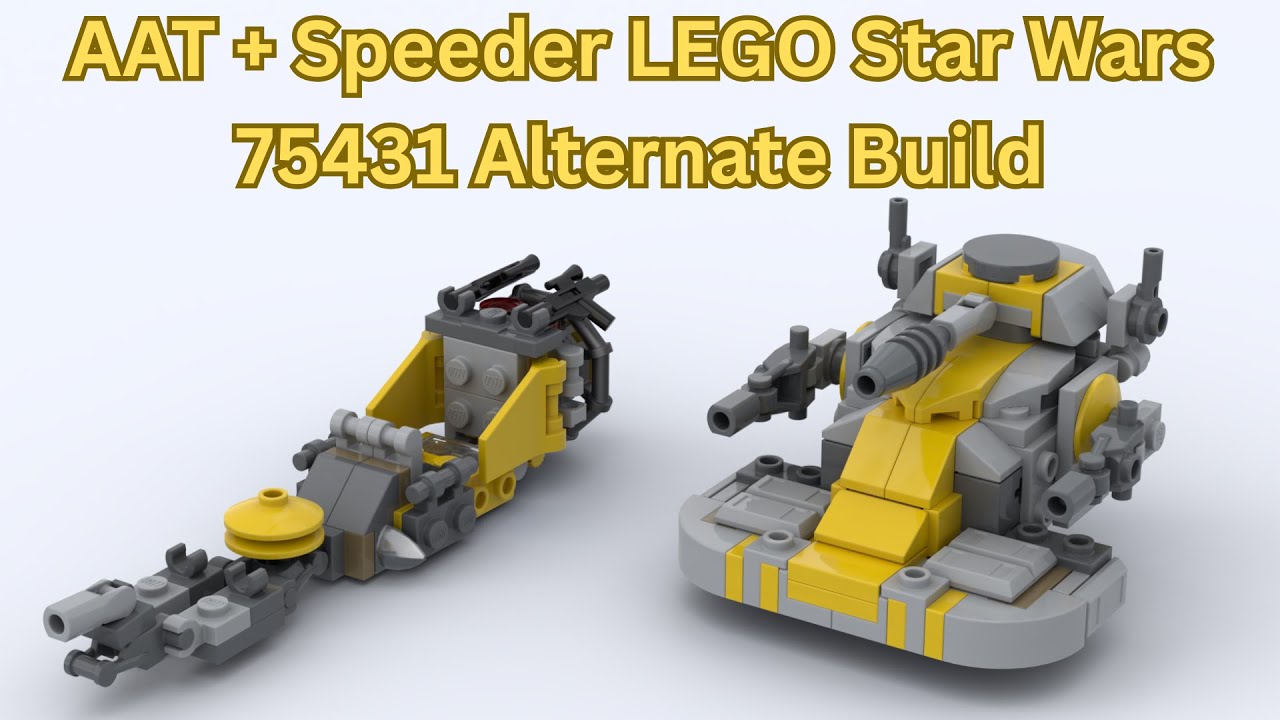 AAT + Speeder LEGO 75431 Alternate Build | LEGO Star Wars - YouTube