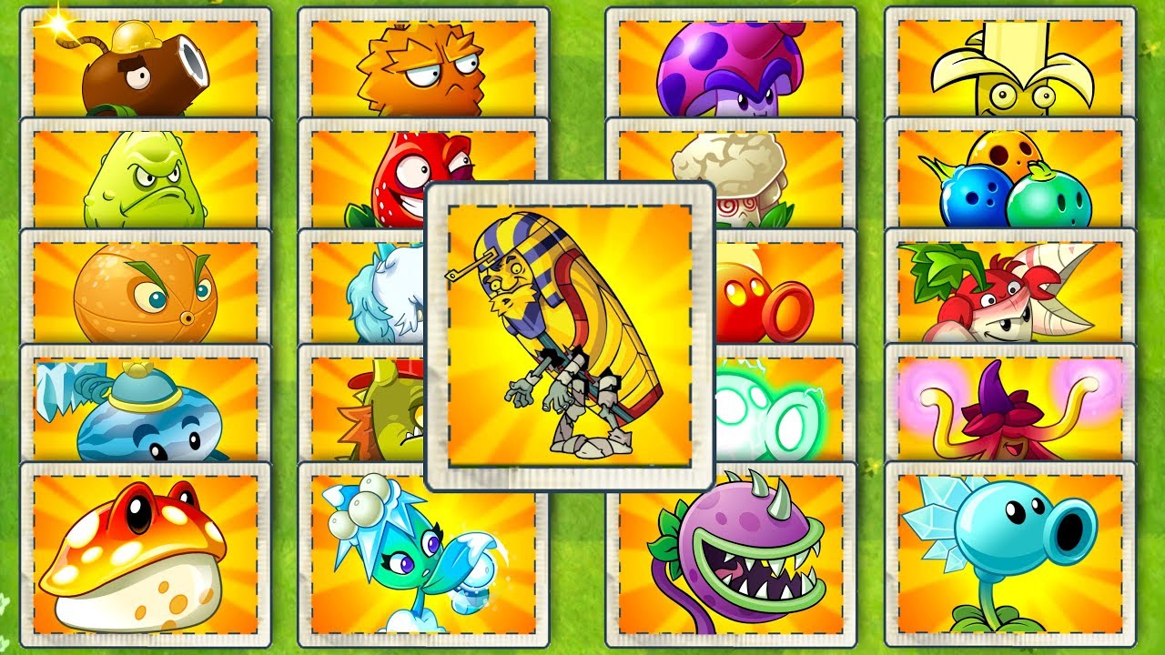 Pharaoh Zombie Plants vs Zombies 2 Every Premium and Free Plants Power ...