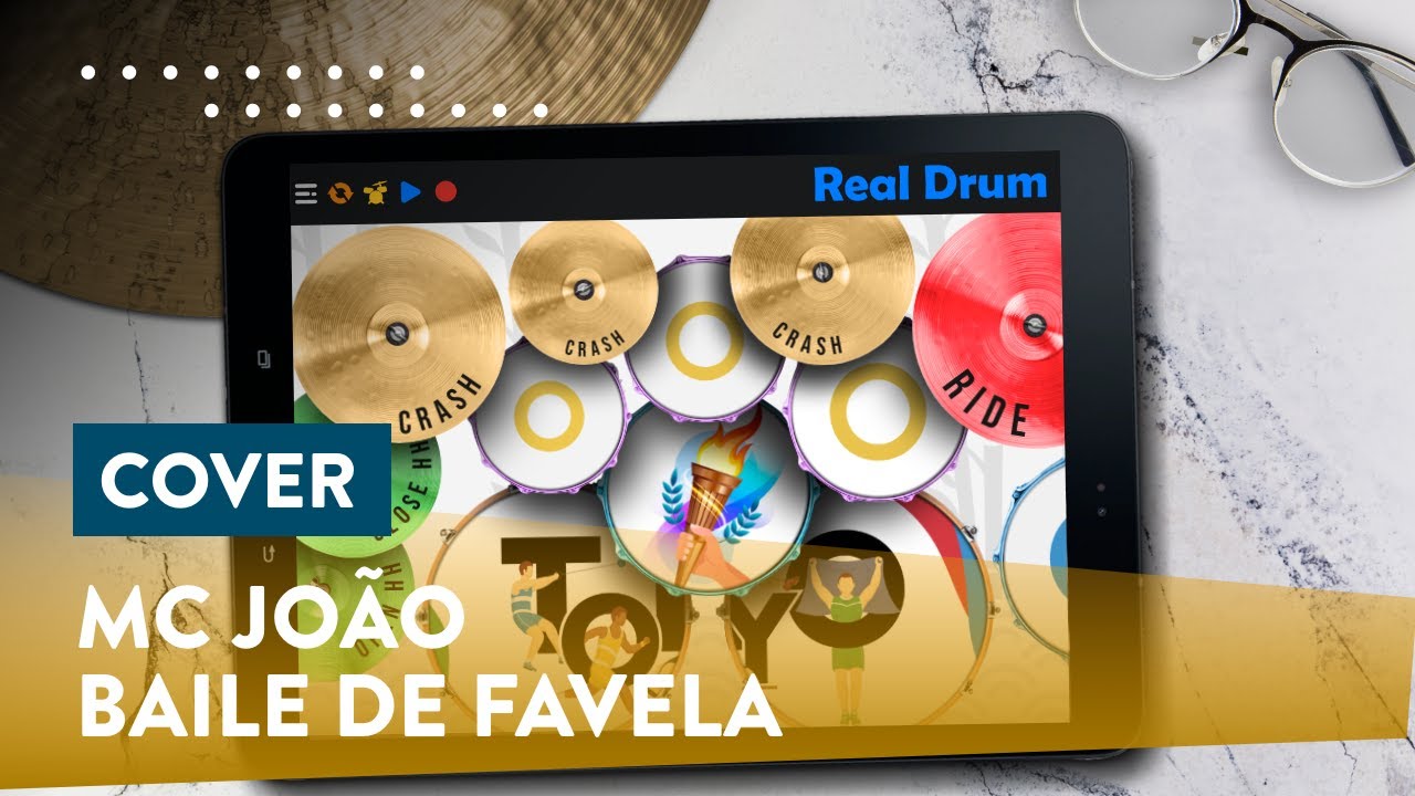 REAL DRUM: Baile de Favela ( Kit Olympic Game ) - YouTube