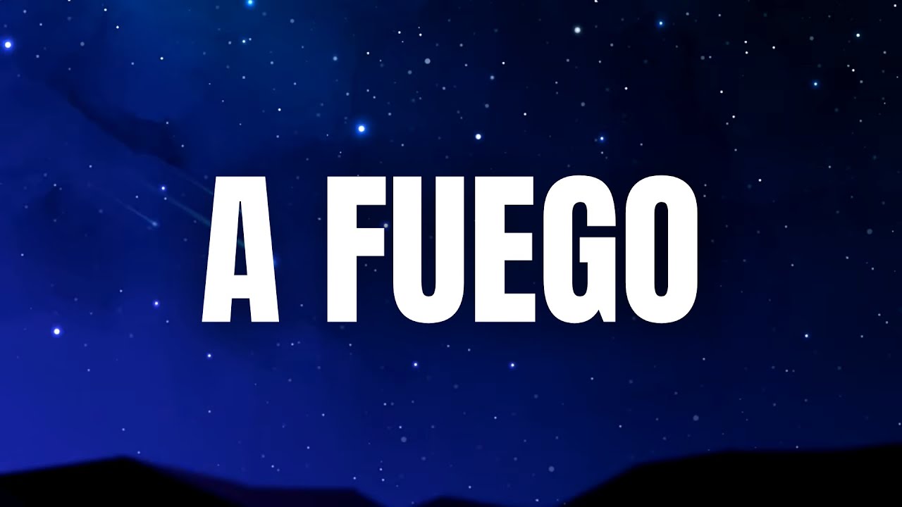 Robleis - A Fuego | Letra/Lyrics - YouTube