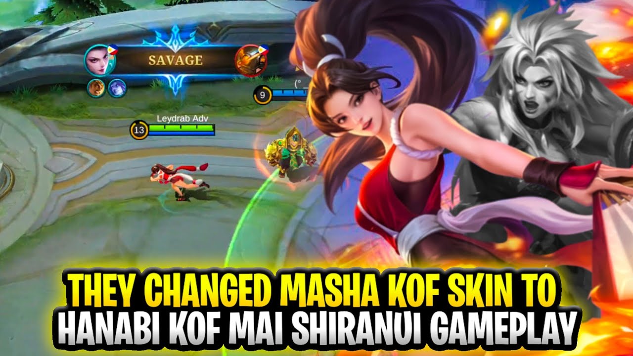 THEY CHANGED MASHA KOF SKIN TO HANABI KOF IN ADVANCE SERVER?! | MAI ...