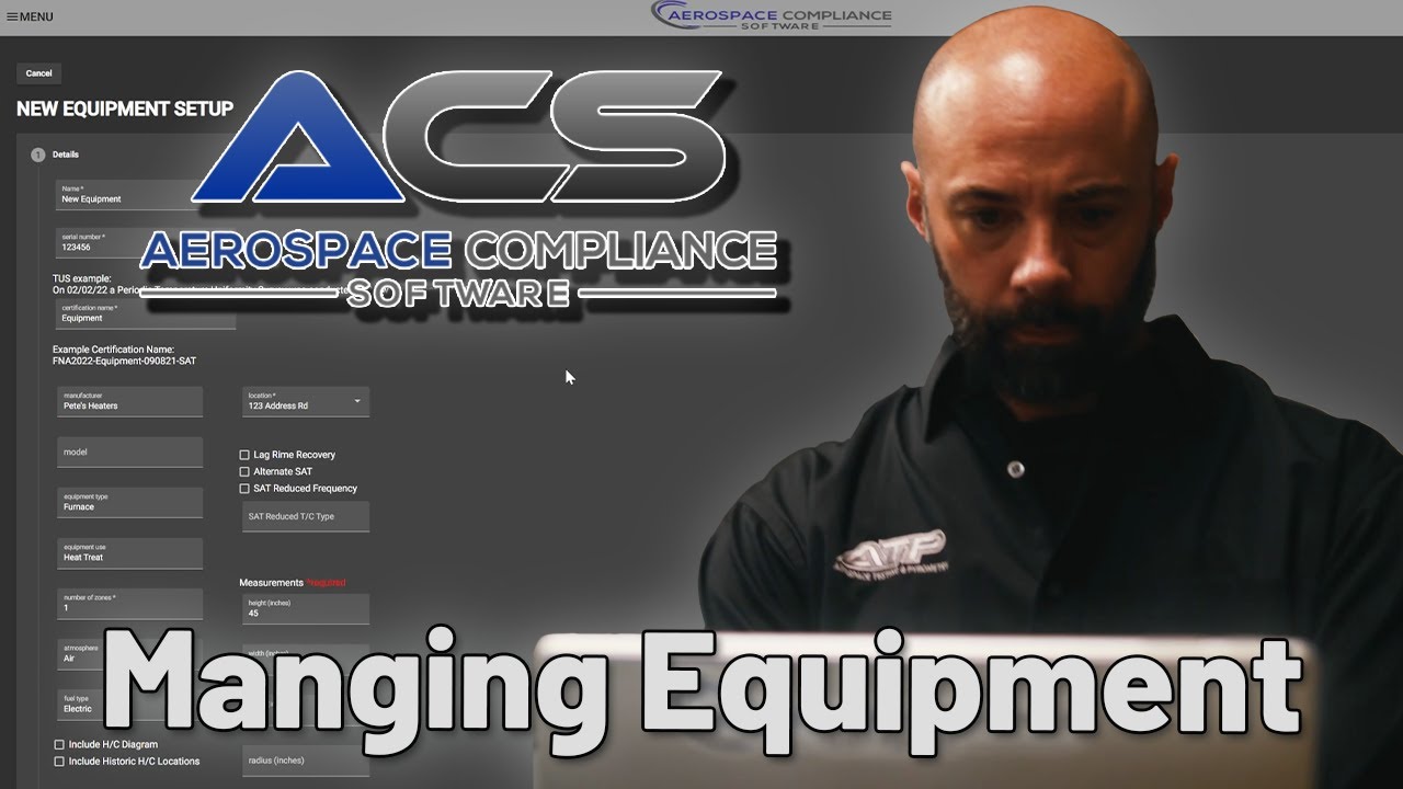 Managing Equipment in ACS - YouTube
