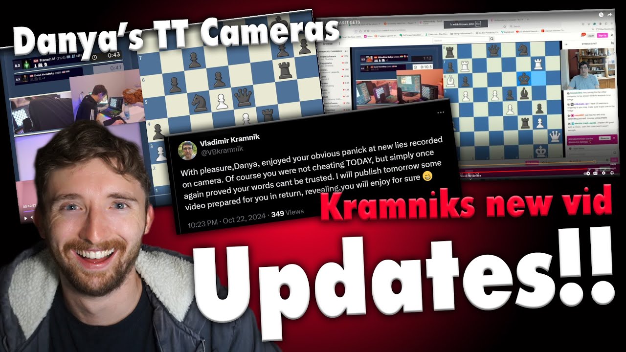 UPDATE!! Danya Plays TT & Kramnik Post's a New Vid and Tweet + Hikaru's ...