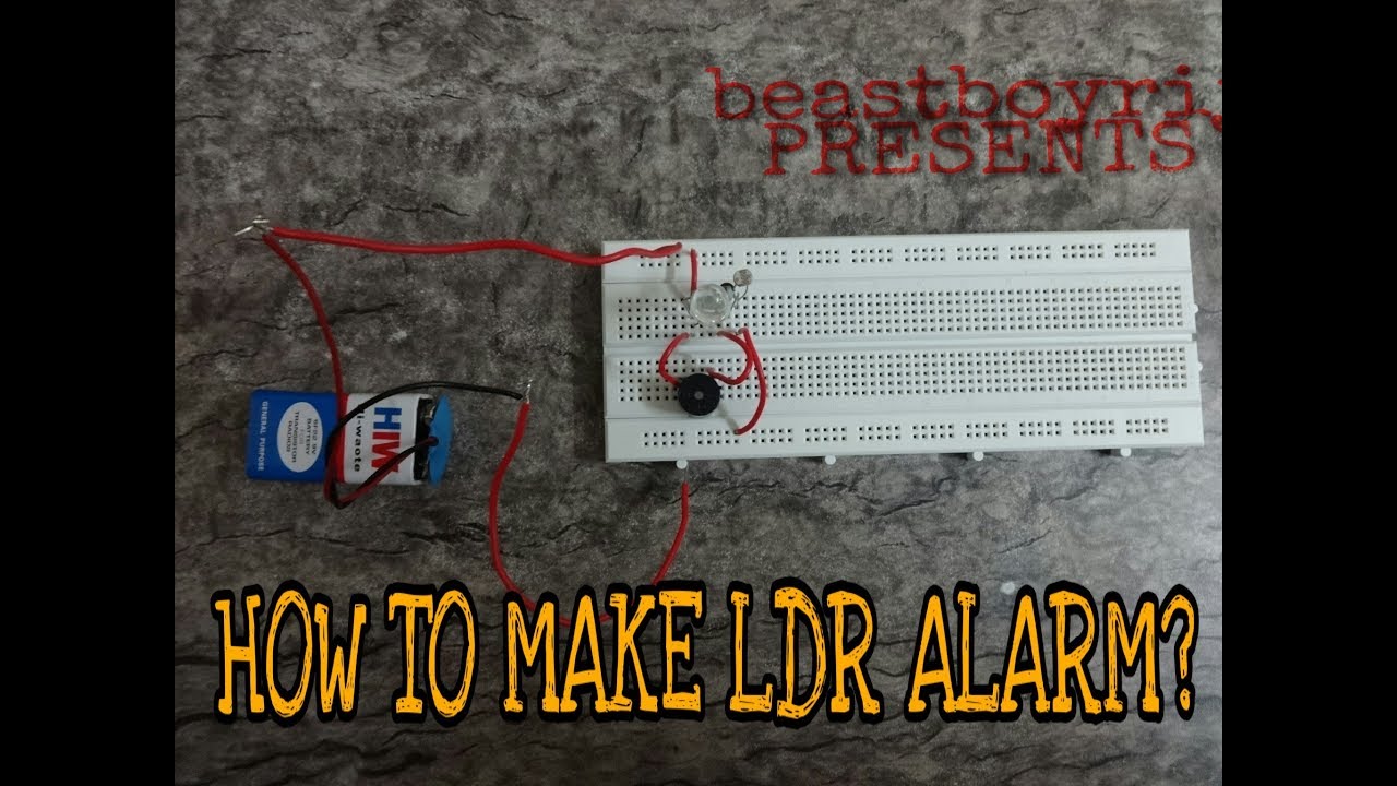 LDR ALARM PROJECT CLASS 12 - YouTube
