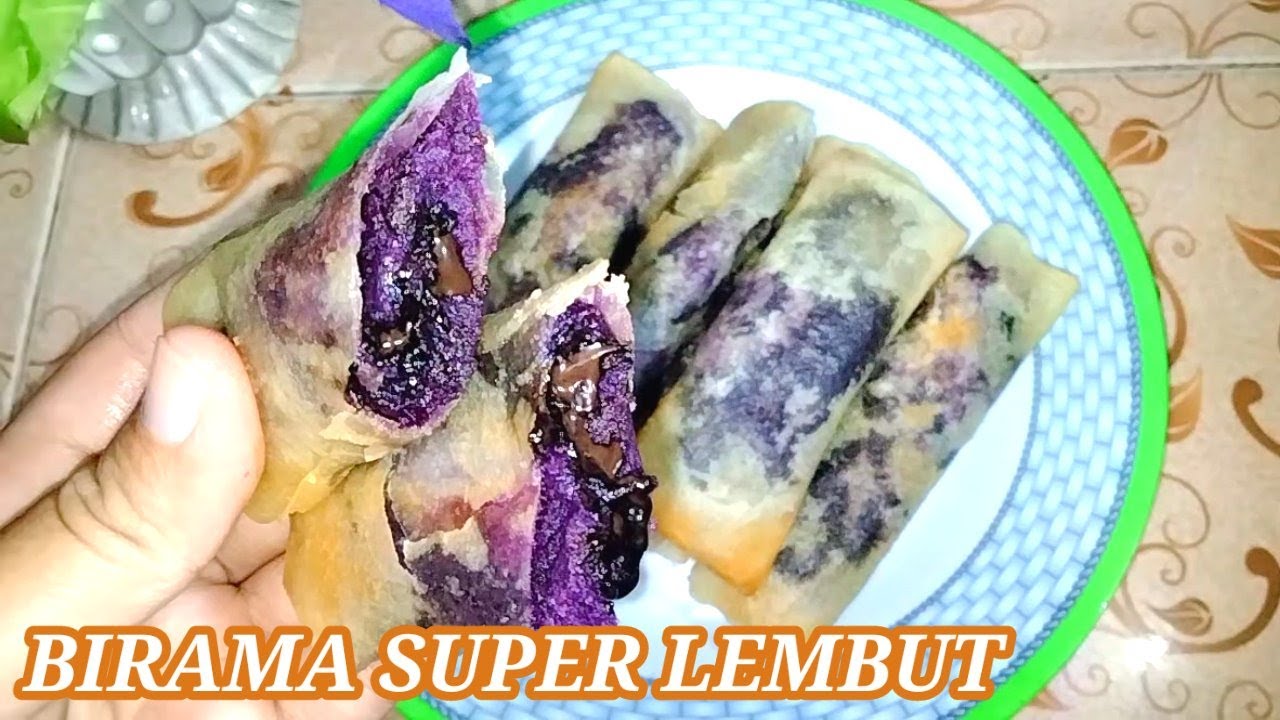 COKLATNYA MELELEH || CARA BARU OLAHAN UBI UNGU DAN KULIT LUMPIA || UBI ...