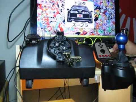 Logitech G27 steering wheel mod {{ part 1 }} - YouTube