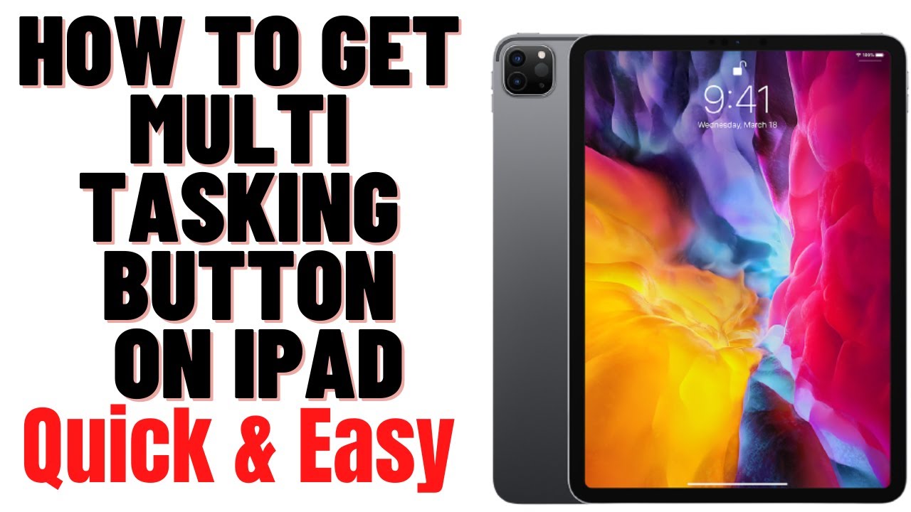 HOW TO GET MULTITASKING BUTTON ON IPAD 2024 - YouTube