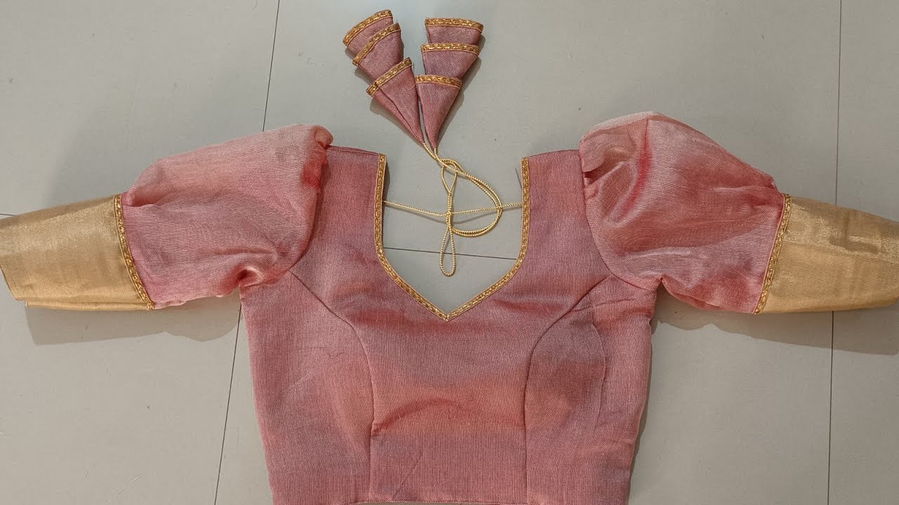 princess cut blouse design - YouTube