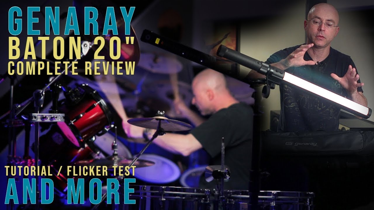 Genaray Spectro LED Baton Stick Light (20") Complete Review and ...