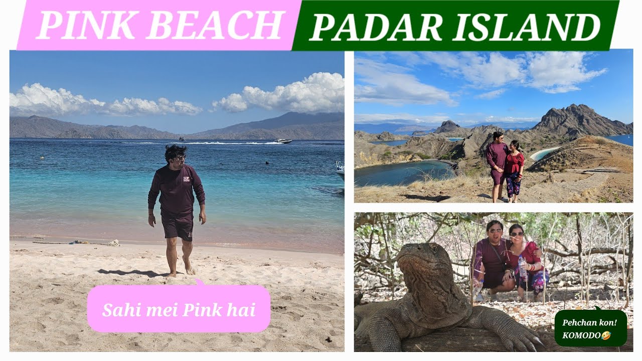 PADAR ISLAND with 3 Circular Beaches | Beautiful Pink Beach | Komodo ...
