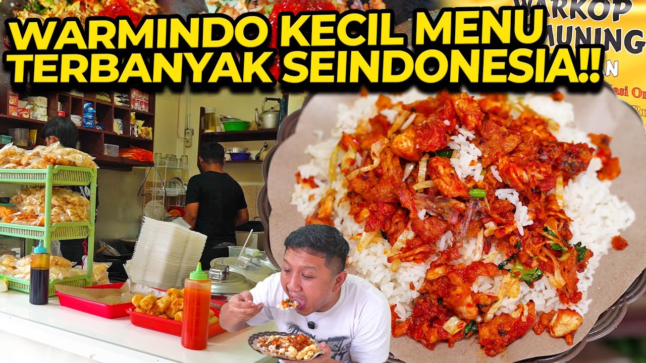 WARMINDO TERKECIL DENGAN MENU BANYAK BANGET!! SAMPE ADA NASI BALI ...