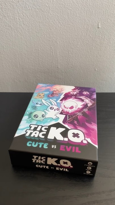Tic Tac K.O. Cute Vs Evil 😇🆚😈#️⃣ #shorts #tictacko #tictactoe #juegodemesa #sobrelamesa # ...