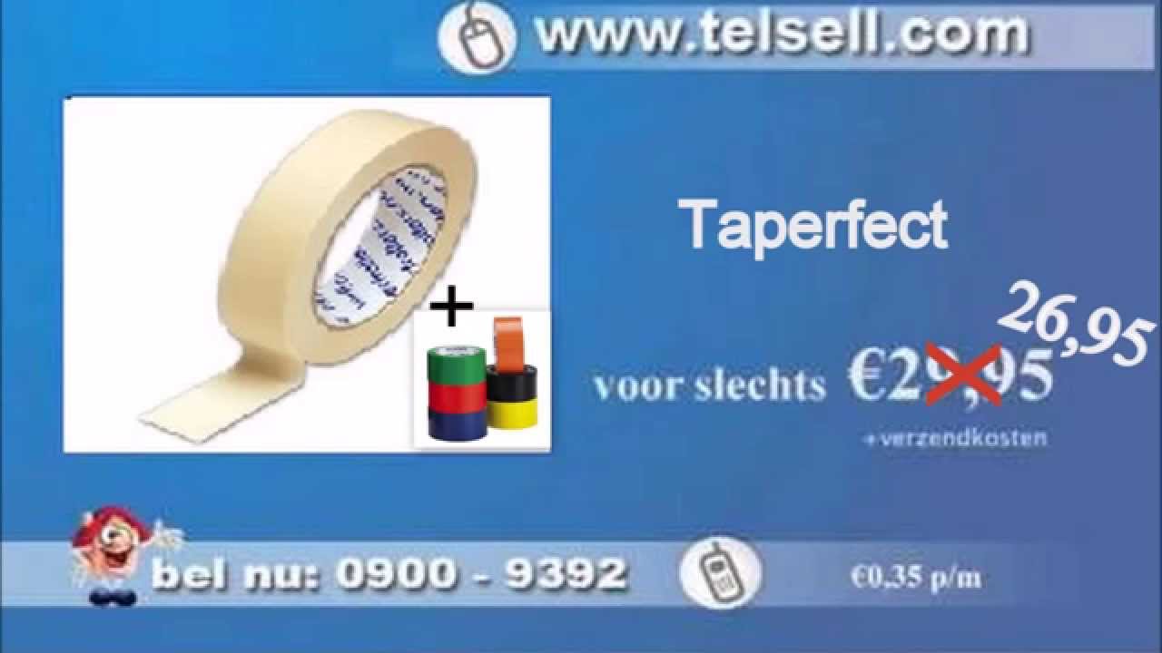 Tel Sell reclame Taperfect OLV - YouTube