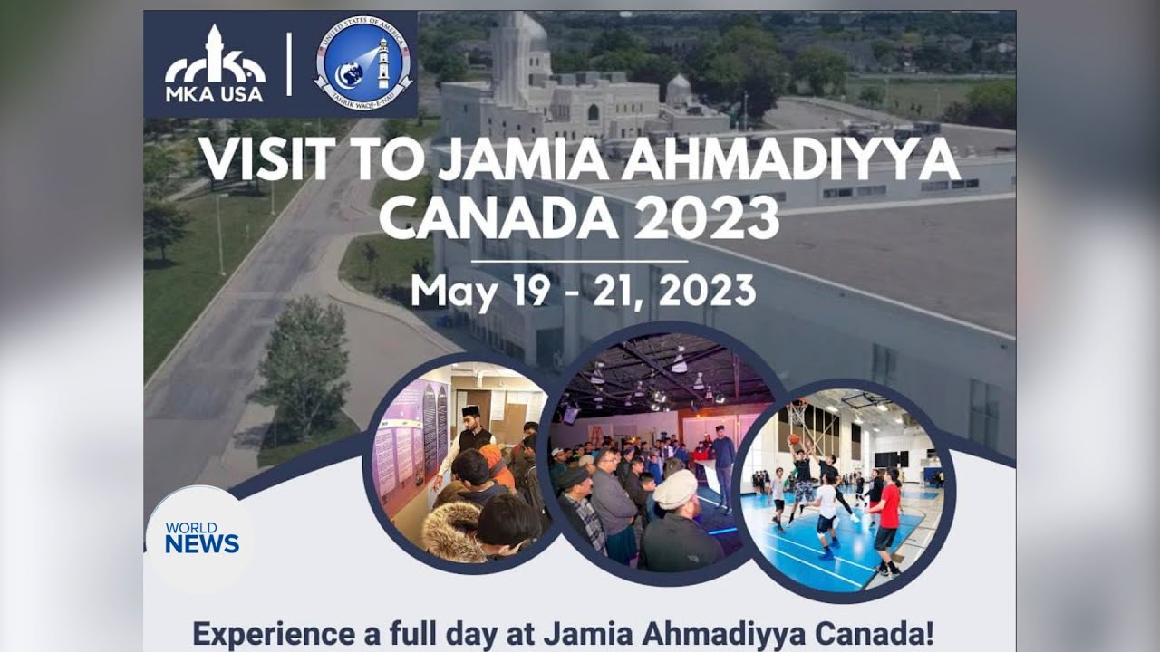USA Waqfe Nau visit Jamia Ahmadiyya Canada - YouTube