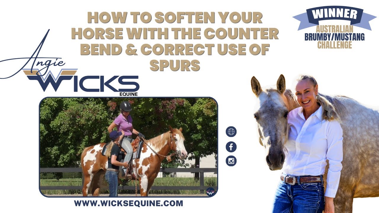 How to Soften Your Horse with the Counter Bend & Correct Use of Spurs ...