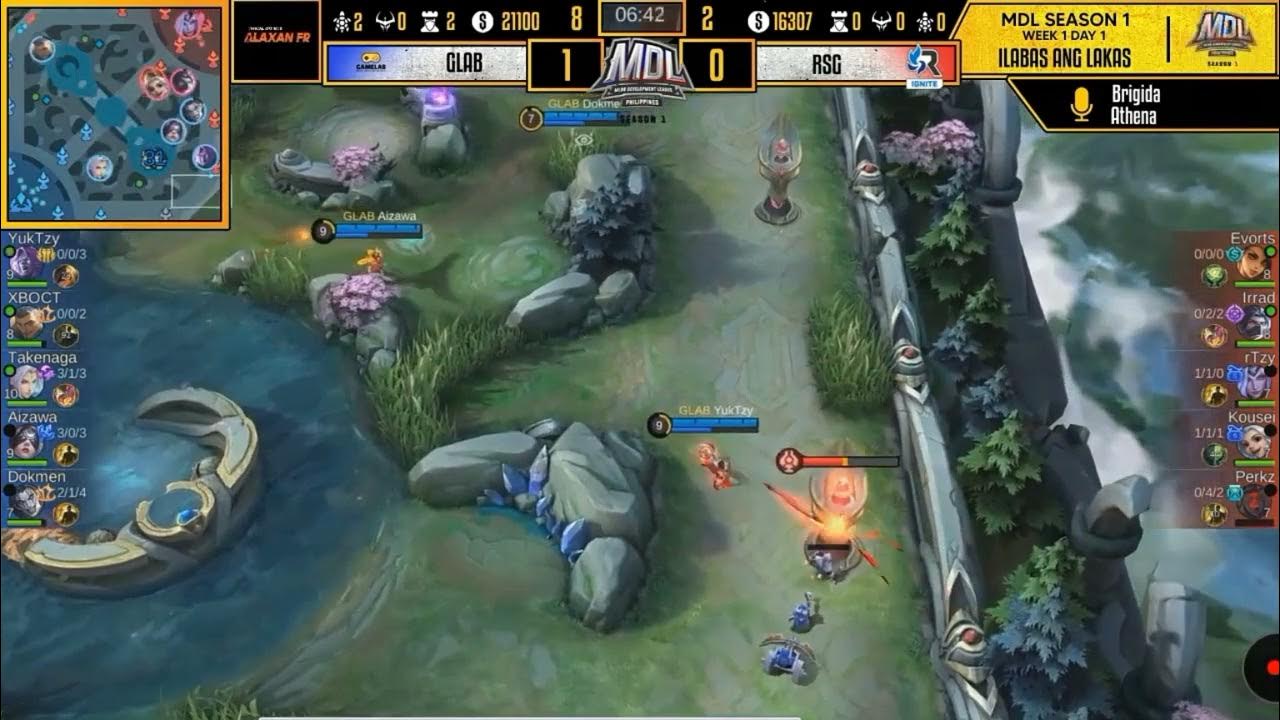 MDL Philippines Season 1 Week 1 Day 1 RSG Ignite vs. Gamelab Game 2 - YouTube