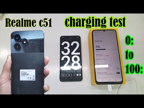 realme c51 charging test 5000mah battery 33w fast charger ||c51 ...