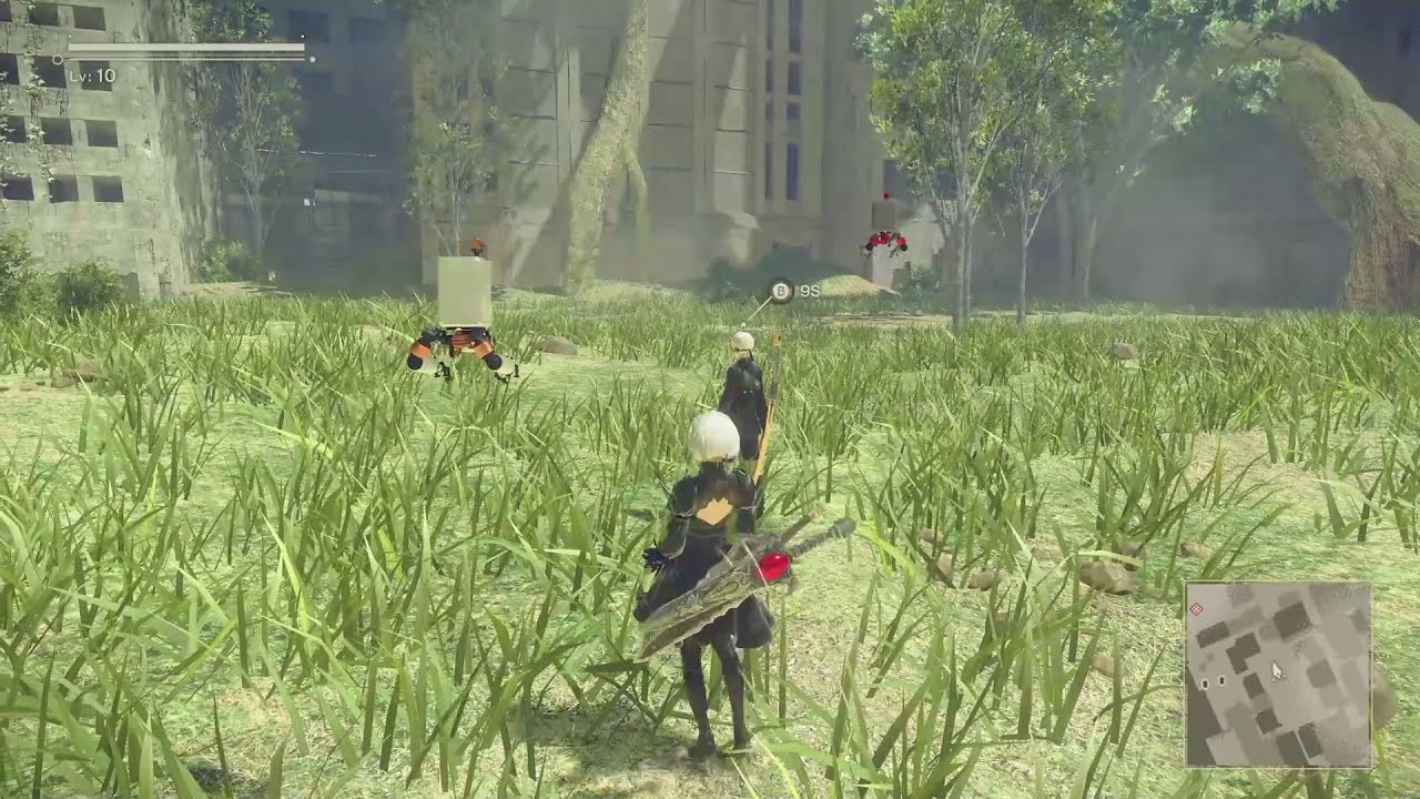 NieR Automata stuttering and texture fix - YouTube