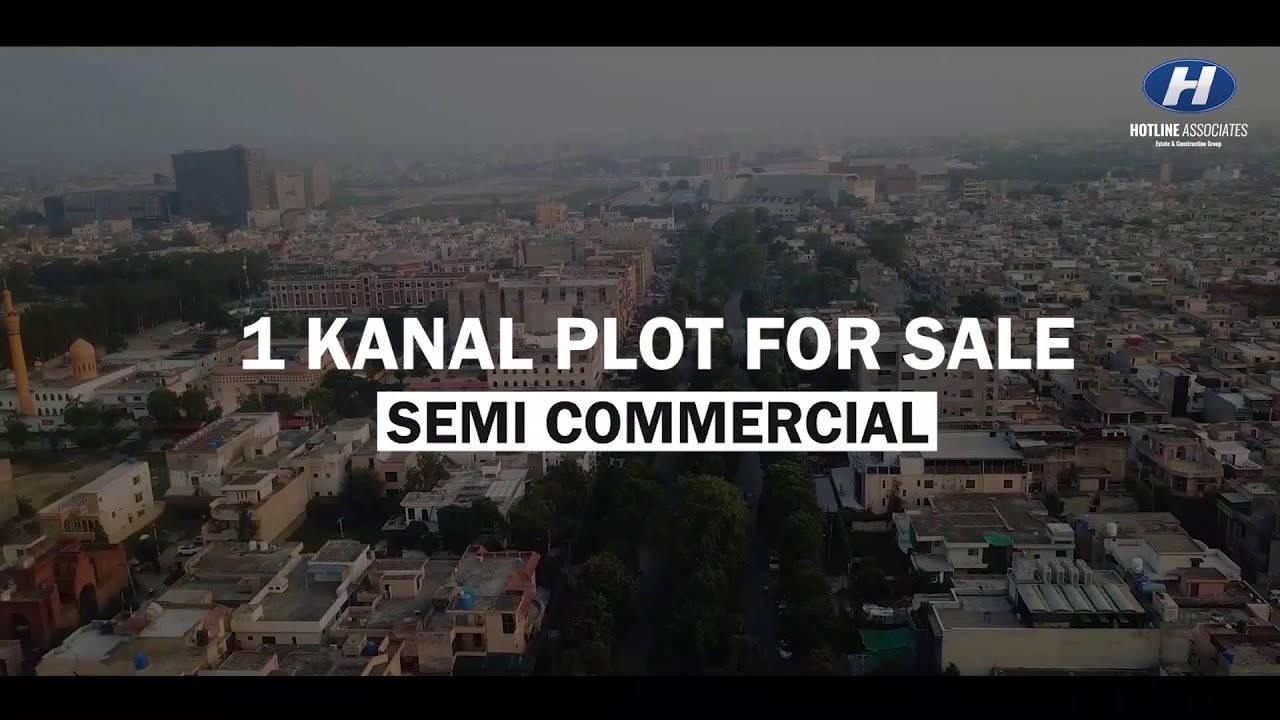 1 Kanal Semi Commercial Plot For Sale | Prime Location | Main Road ...