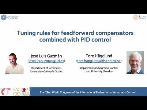 Tuning rules for feedforward compensators combined with PID control - YouTube