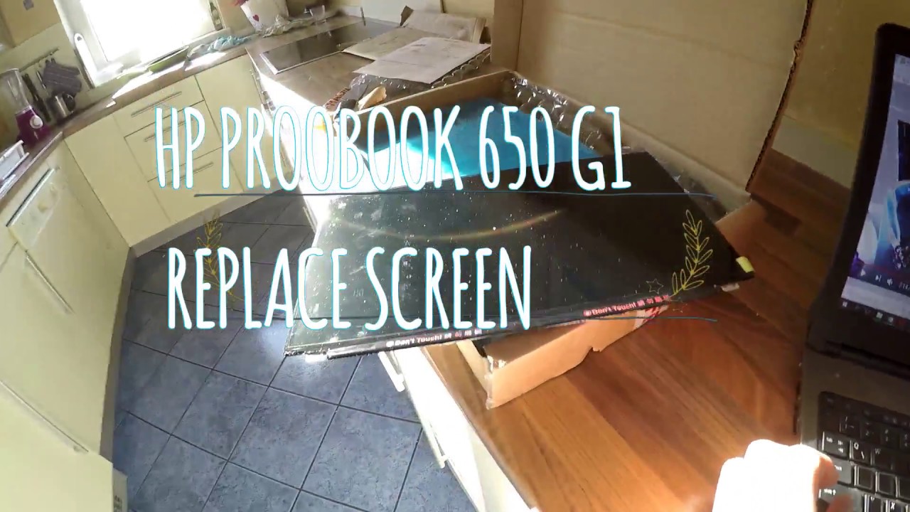 Laptop screen replacement / How to replace laptop screen [B156HTN03.4 ...