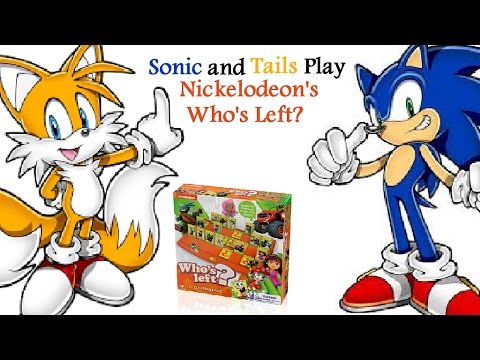 Sonic and Tails Play Nickelodeon's Who's Left Game - YouTube