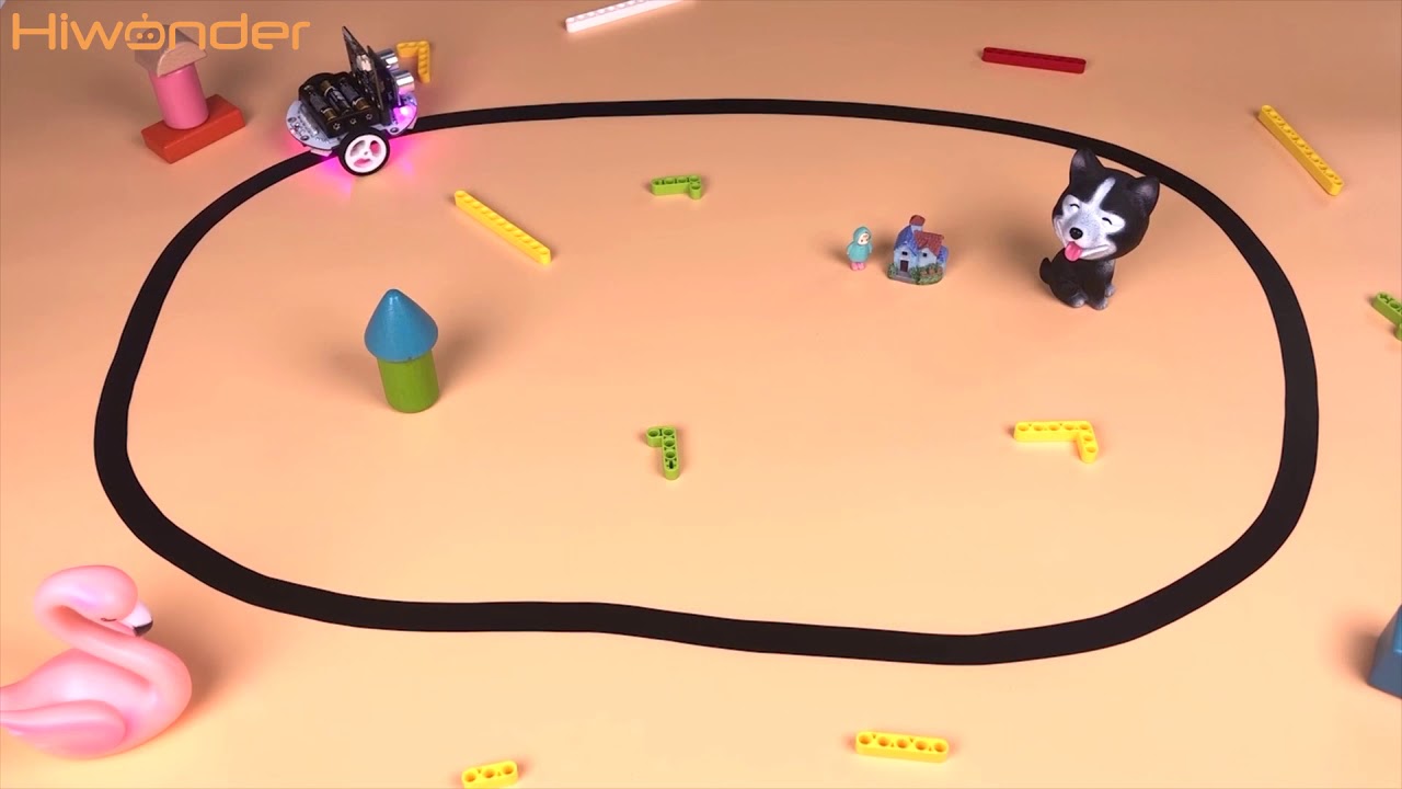 Gamplay 3: Intelligent Line Tracking | Hiwonder Microbot Robotic Car ...