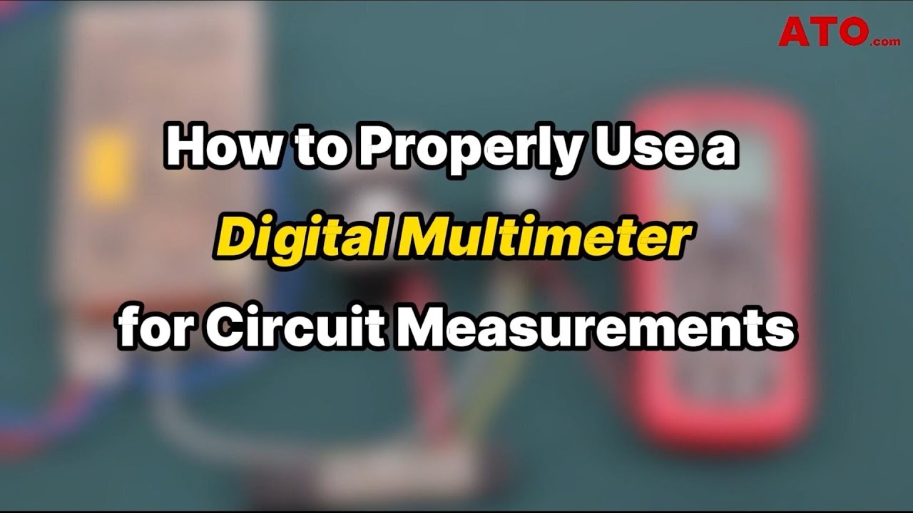 How to Measure Electrical Circuit Using Digital Multimeter - YouTube