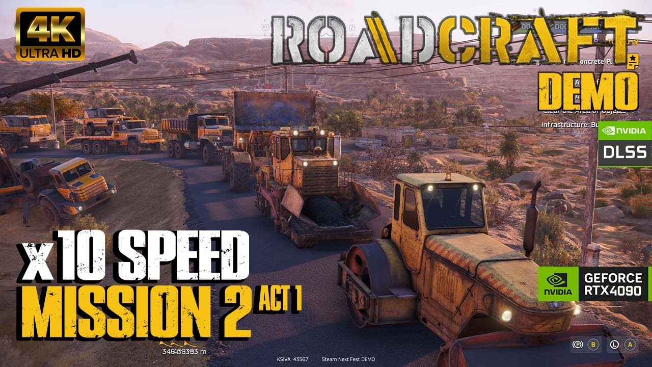 A.I. Road Craft in Road Craft Demo + x10 speed Road Craft | Max ...