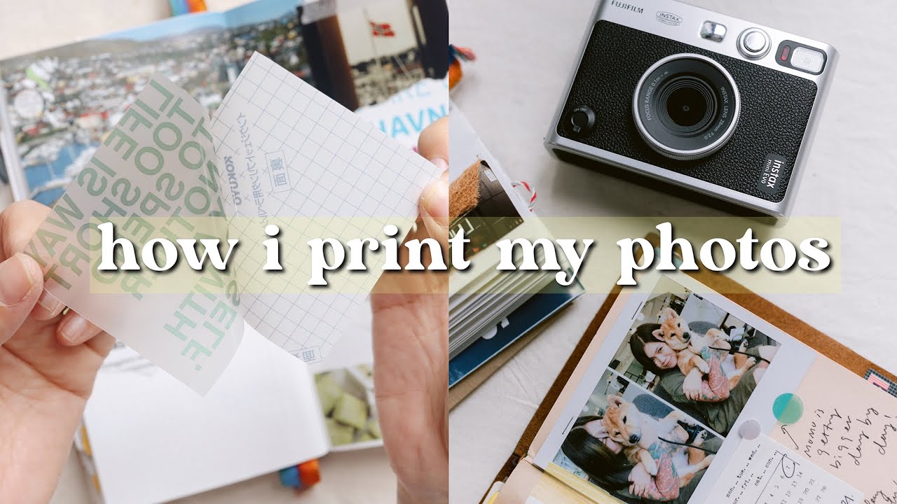 how I print my photos for my journal | Janethecrazy - YouTube