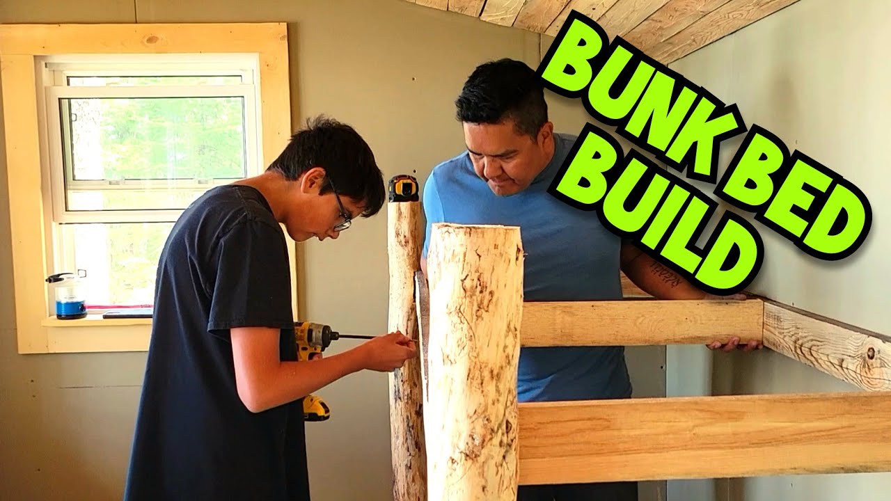 DIY Bunk Bed | Cheap & Affordable | Off Grid Living - YouTube