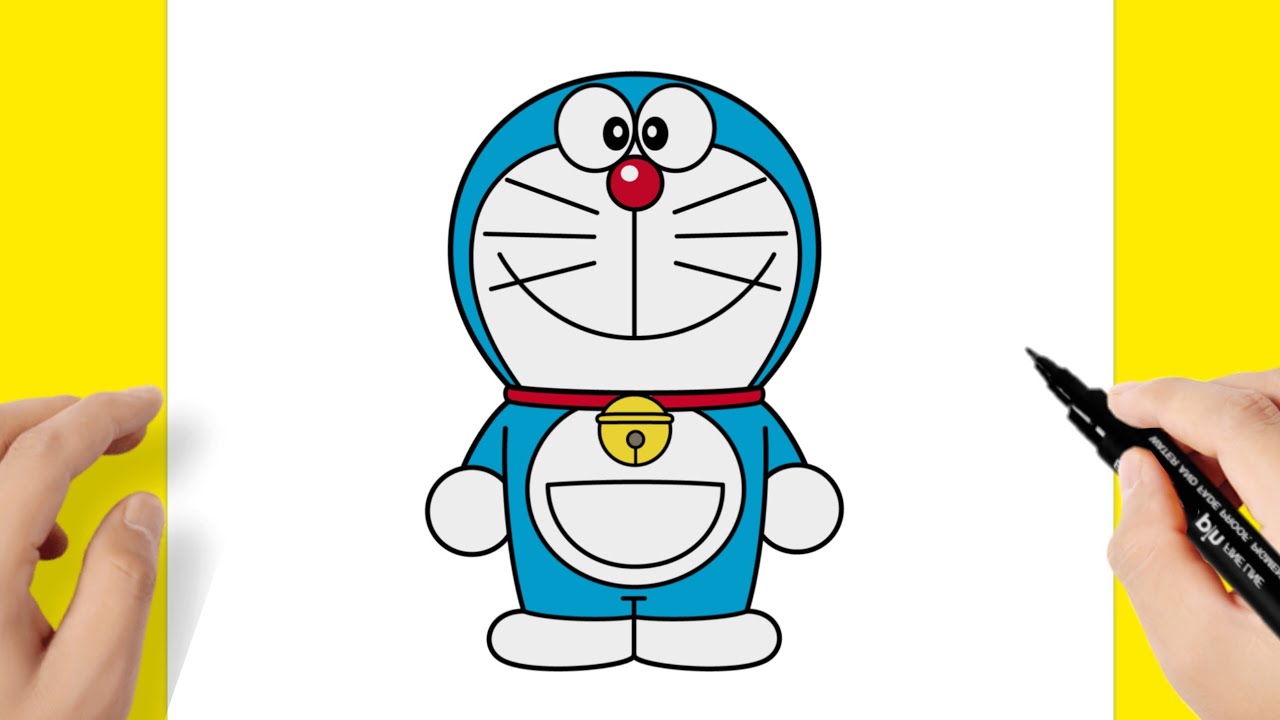 Como dibujar Doraemon paso a paso - YouTube