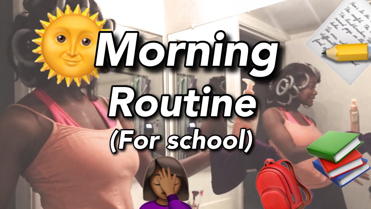 morning routine/ grwm for first day of school ( Junior year) - YouTube