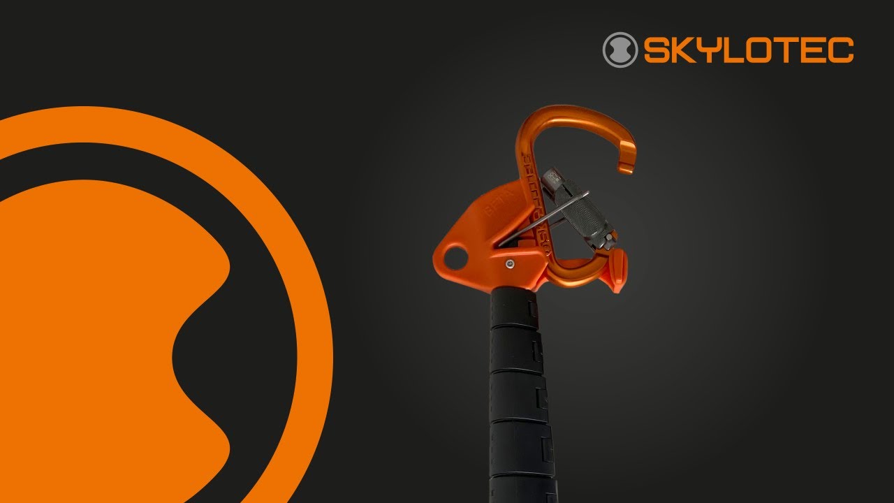 SKYLOTEC - HOW TO USE THE TELESTICK WITH DIFFERENT TYPES OF CARABINERS? - YouTube