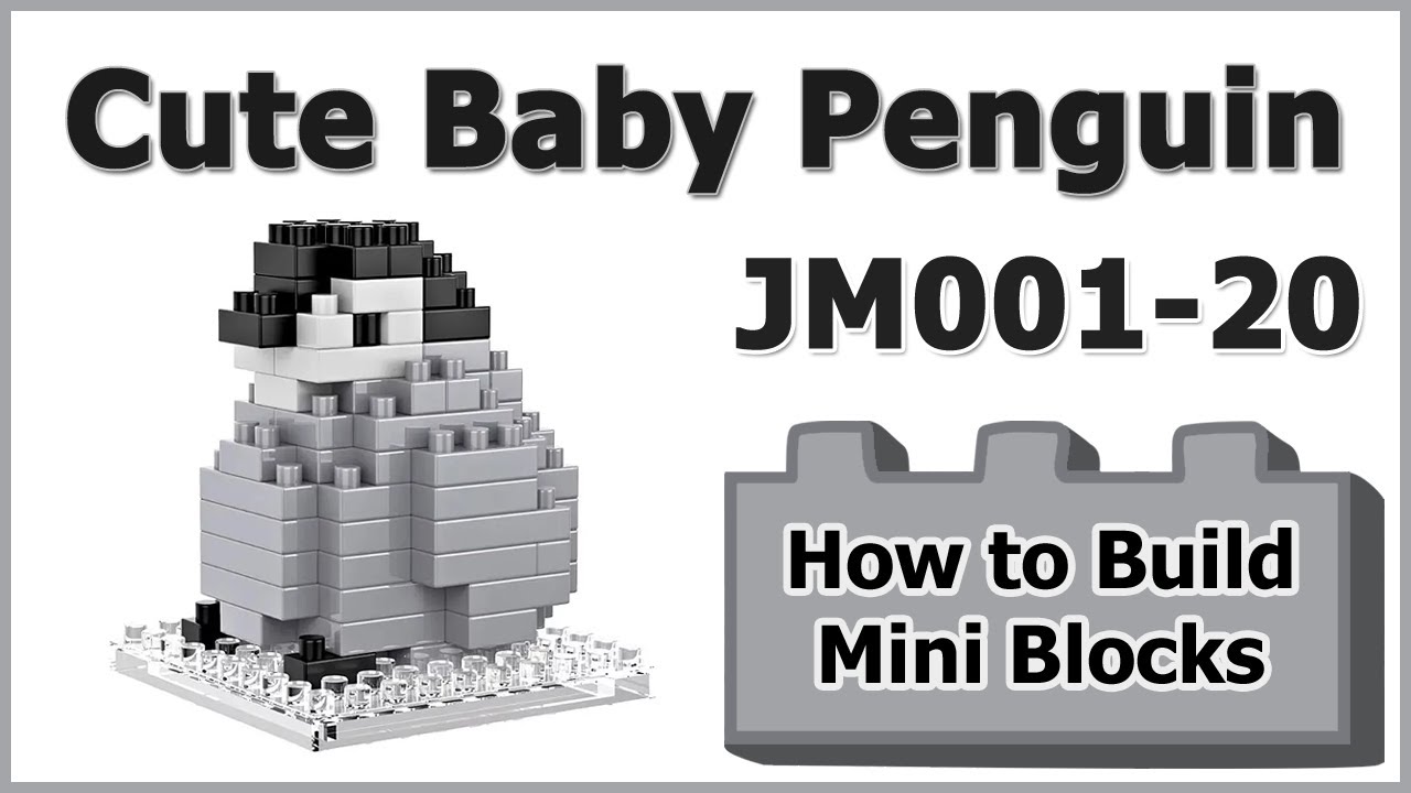 How to Build Mini Blocks Baby Penguin JK-JM001-20 Review Manual ...
