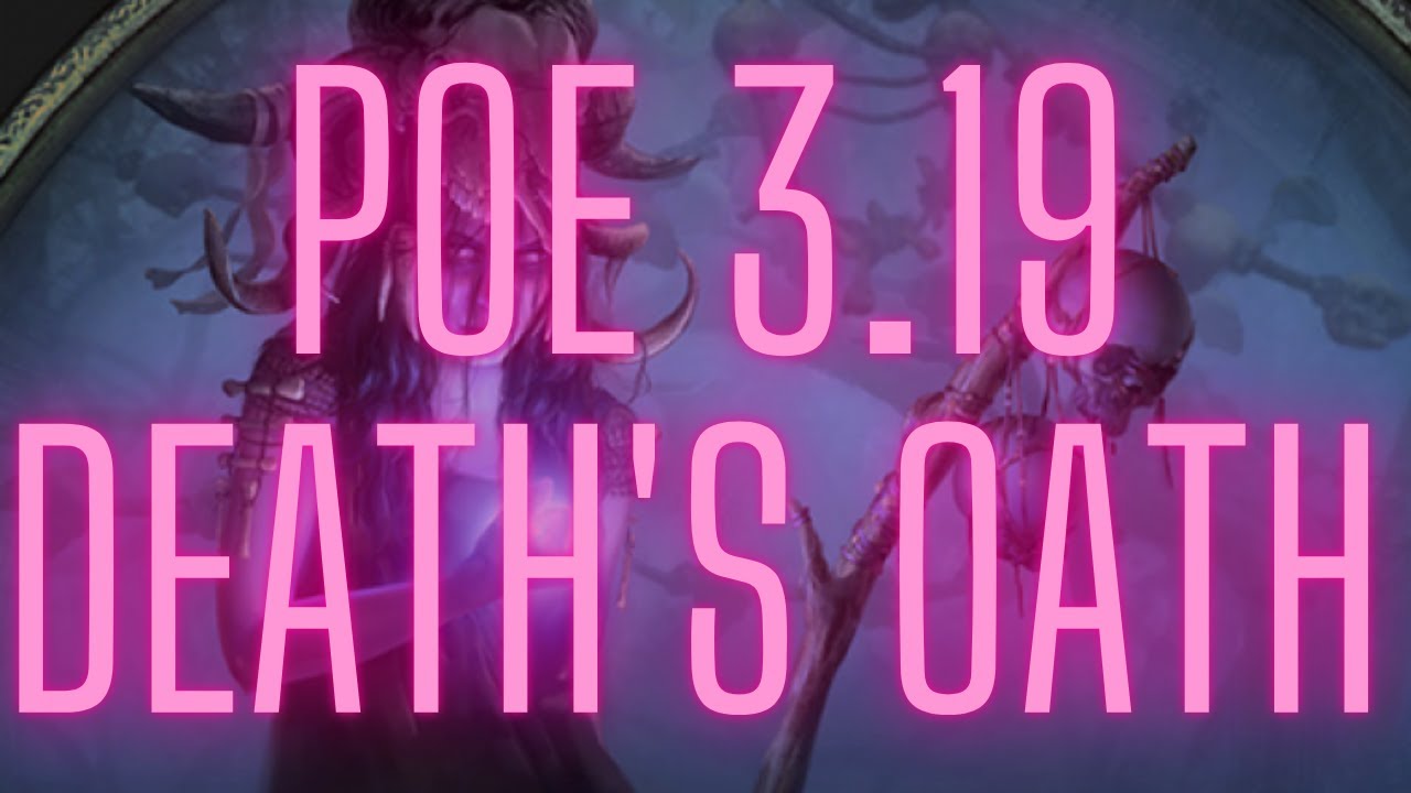 POE 3.19 Death's Oath farming with unjacked - YouTube